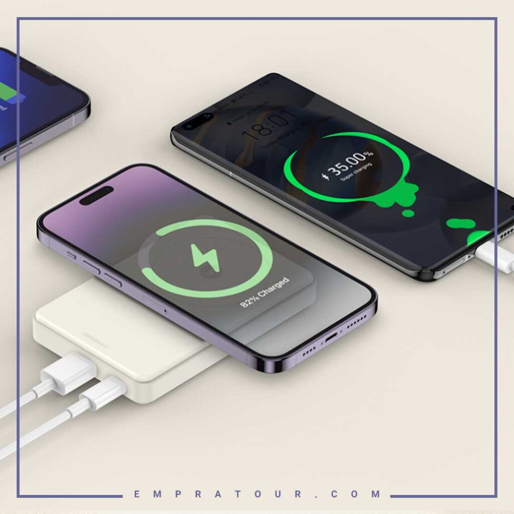 پاوربانک وایرلس شارژ 10000 رسی RPB-W18 | امپراطور | فروش لوازم جانبی موبایل و گجت